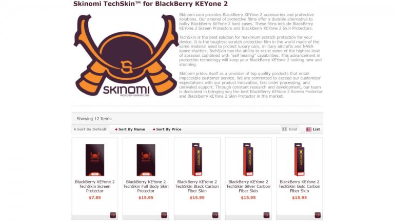 Skinomi、早くも「BlackBerry KEYone 2」用アクセサリー予約開始 – Jetstream BLOG
